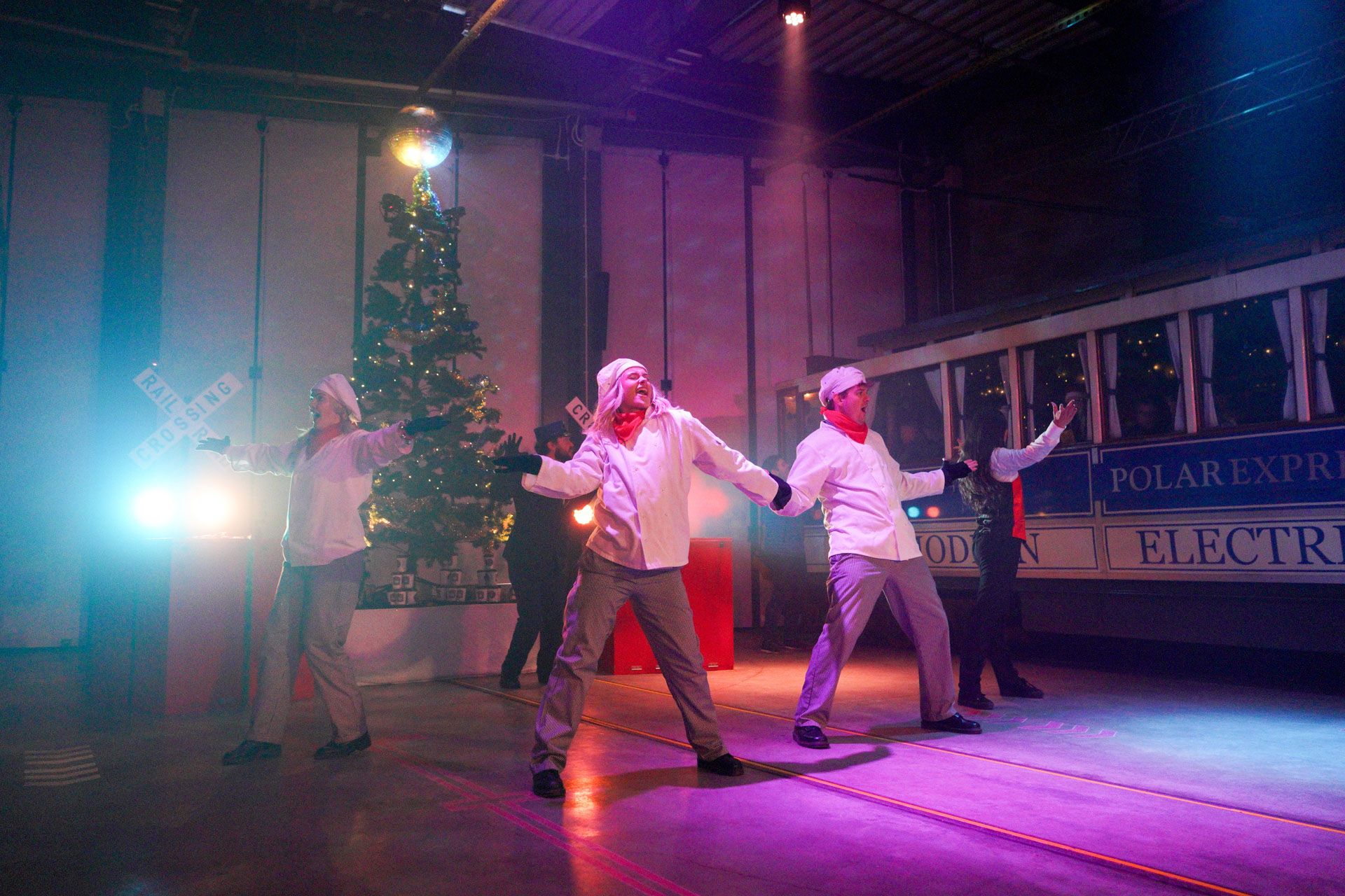 The Polar Express™ Tram Ride at Seaton Tramway, Devon this Christmas