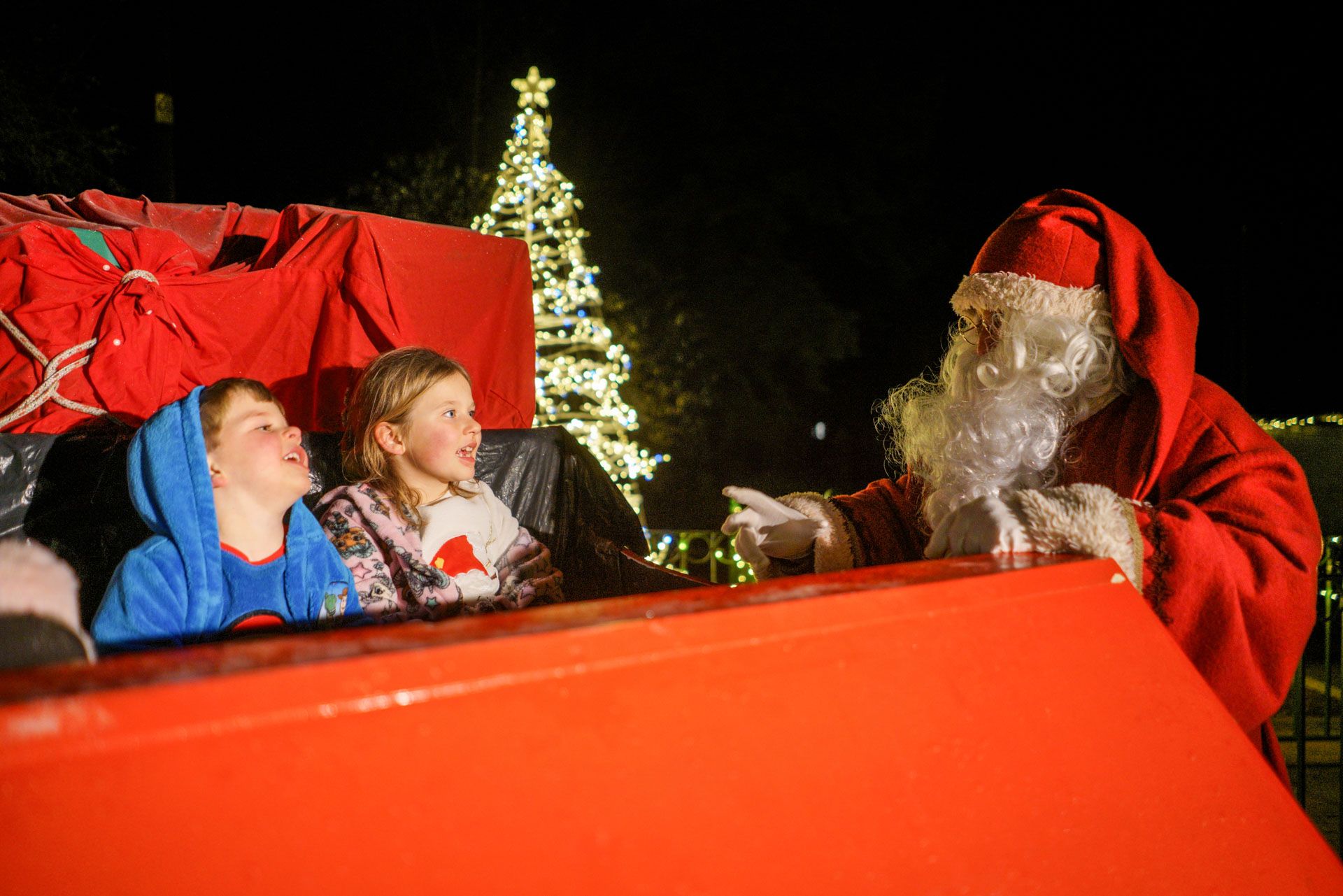 The Polar Express™ Tram Ride at Seaton Tramway, Devon this Christmas