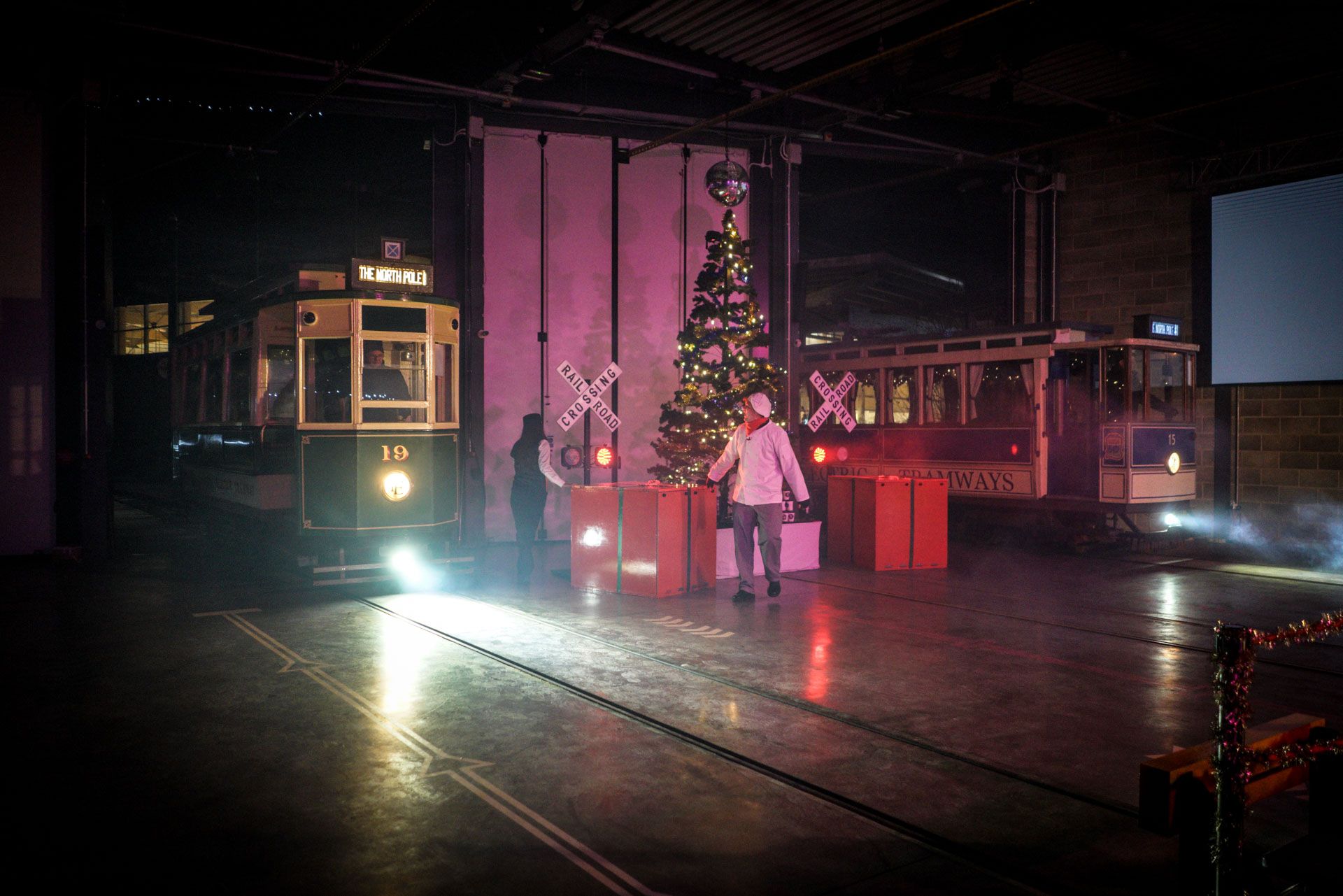 The Polar Express™ Tram Ride at Seaton Tramway, Devon this Christmas